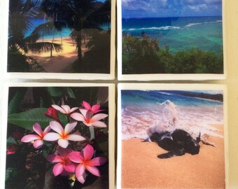 Hawaii coasters | Etsy