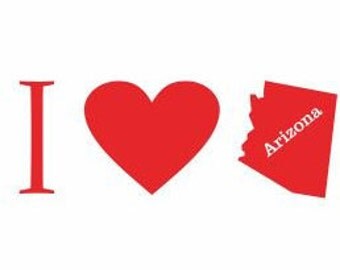 I love arizona | Etsy