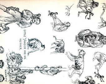 Menagerie print | Etsy