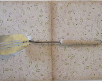 Short Handle Spatula Robinson Knife Co Wood Stainless Steel