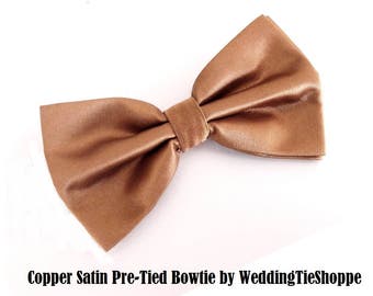 Copper bow tie | Etsy