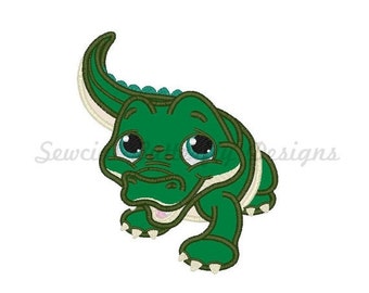 Alligator applique | Etsy