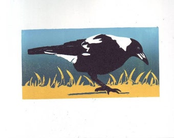 Reduction linocut | Etsy