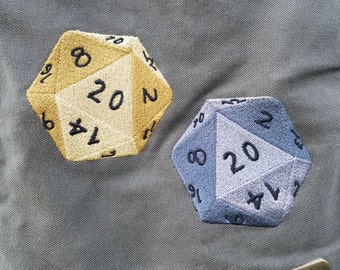 Embroidered dice bag | Etsy