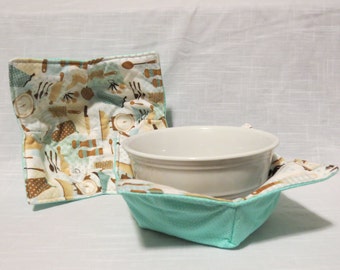 Quilted bowl cozy | Etsy