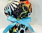 Ponytail scrub hat | Etsy