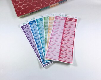 Colorful calendar | Etsy