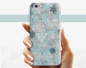 Snowflake phone case | Etsy