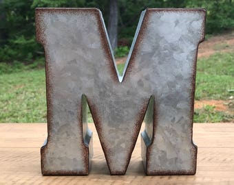 Small metal letters | Etsy