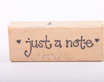 Just a note stamp | Etsy
