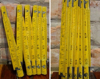 Vintage Ruler Vintage Folding Ruler Old School Tools