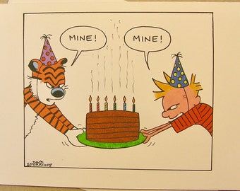 Calvin and hobbes | Etsy