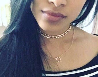 Cuban link choker | Etsy