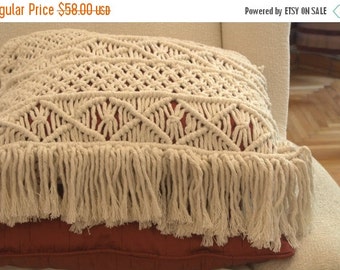 Macrame pillow | Etsy