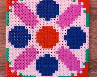 Hama bead coasters | Etsy