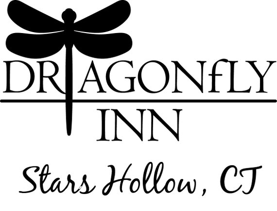 Custom Dragonfly Inn Iron-on Decal! Make Your Own Gilmore Girls Shirt ...