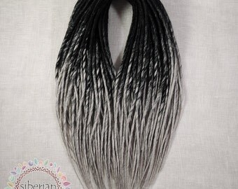 Grey hair extension | Etsy