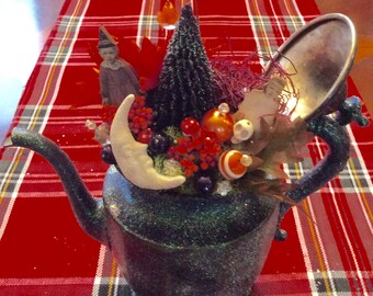 Halloween teapot | Etsy