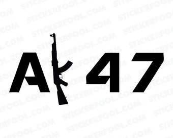 Ak 47 decal | Etsy
