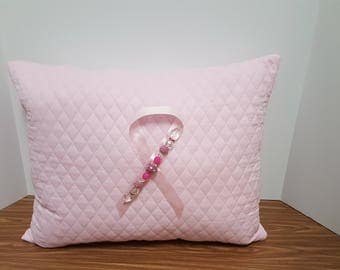 Breast cancer pillow | Etsy