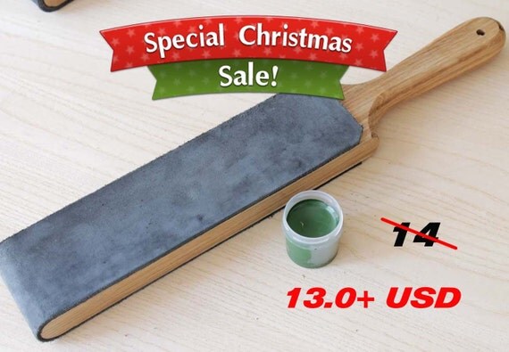 Strop double-side leather strop finishing by WoodCarvingTools