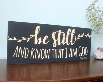 Scripture wood sign | Etsy