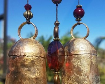 Glass wind chime | Etsy