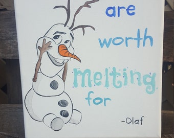 Unique olaf quote related items | Etsy