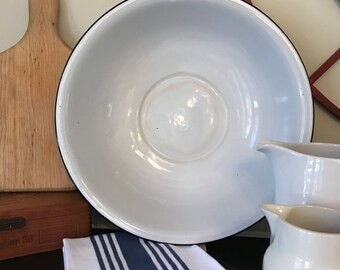 White enamelware | Etsy