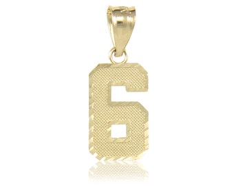 Number 10 necklace | Etsy