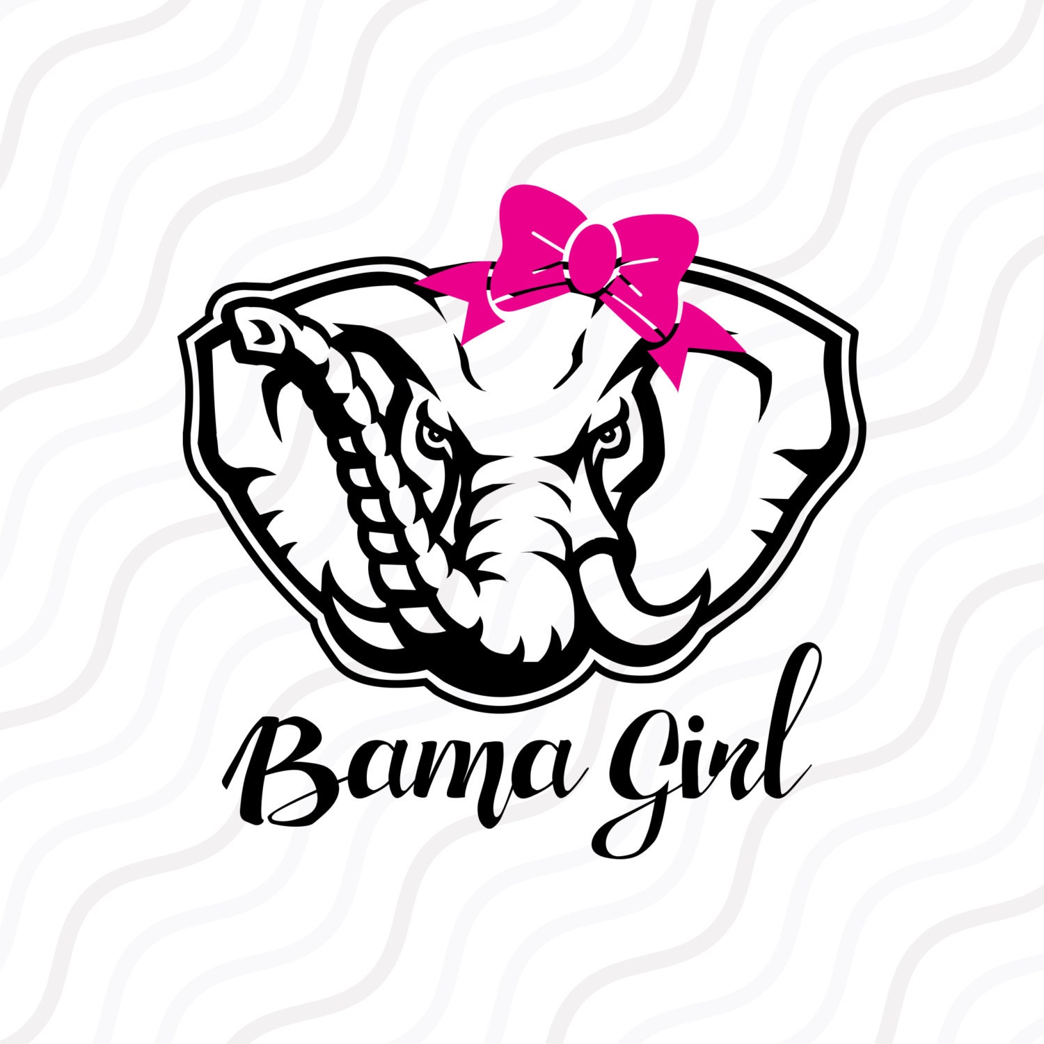 Bama Girl SVG Bama SVG Alabama SVG Cut table