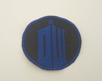 TARDIS Doctor Who Embroidered Patch