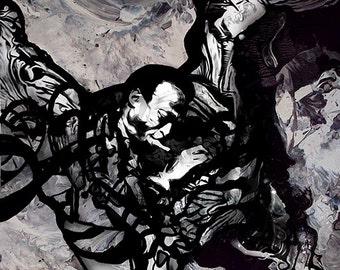 Miles Davis Art Print Jazz Art Surreal Art Wall Art