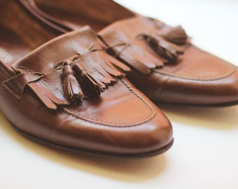 Fringe loafers | Etsy