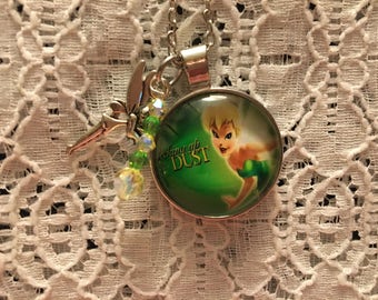 Glow in the Dark Fairy Necklace Glowing Tinkerbell Necklace