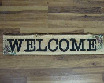 Rustic welcome sign | Etsy