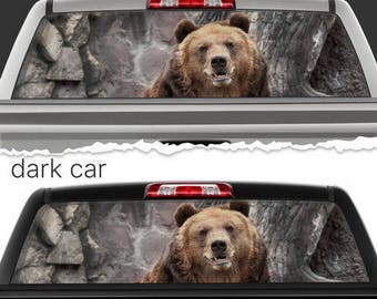 Bear hunter decal | Etsy