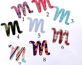 Letter m applique | Etsy