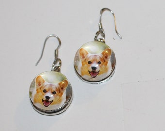 Corgi earrings | Etsy