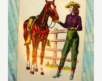 Horse flash cards | Etsy