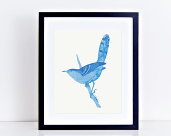 Blue wren | Etsy