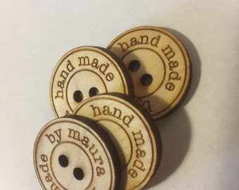 Laser cut button | Etsy