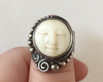 Real bone ring | Etsy