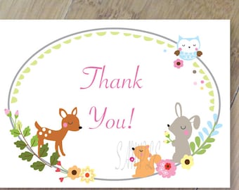 Forest thank you | Etsy