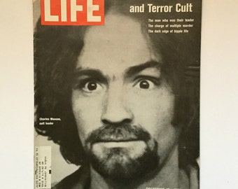 Charles manson | Etsy
