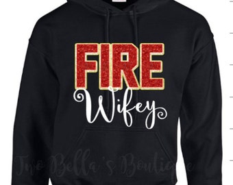 Firefighter hoodie | Etsy