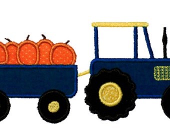 Pumpkin tractor | Etsy