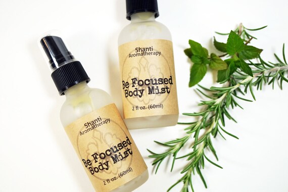 Be Focused Body Mist Aromatherapy Mist for Concentration