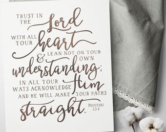 Proverbs 16 3 | Etsy