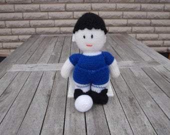 Knitting Pattern Football Soccer Doll Football Doll Soccer